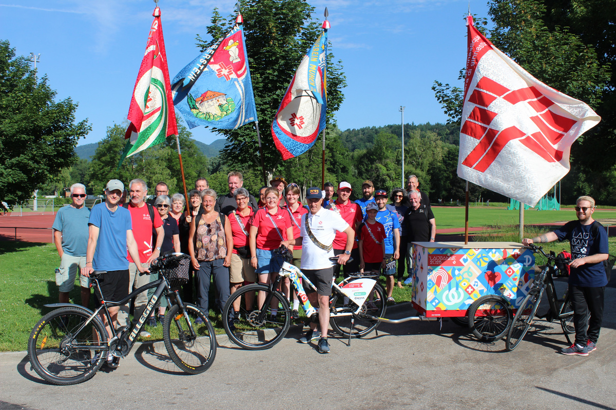 Die Fahne ist unterwegs nach Lausanne 2025 | stv-fsg.ch